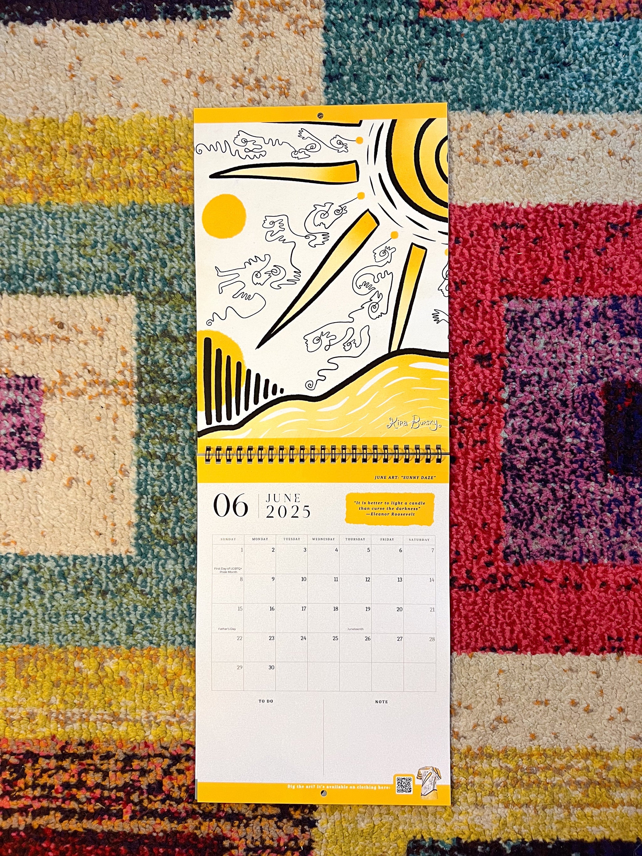 2025 Perforated Art Calendar – All Around Artsy Fashion