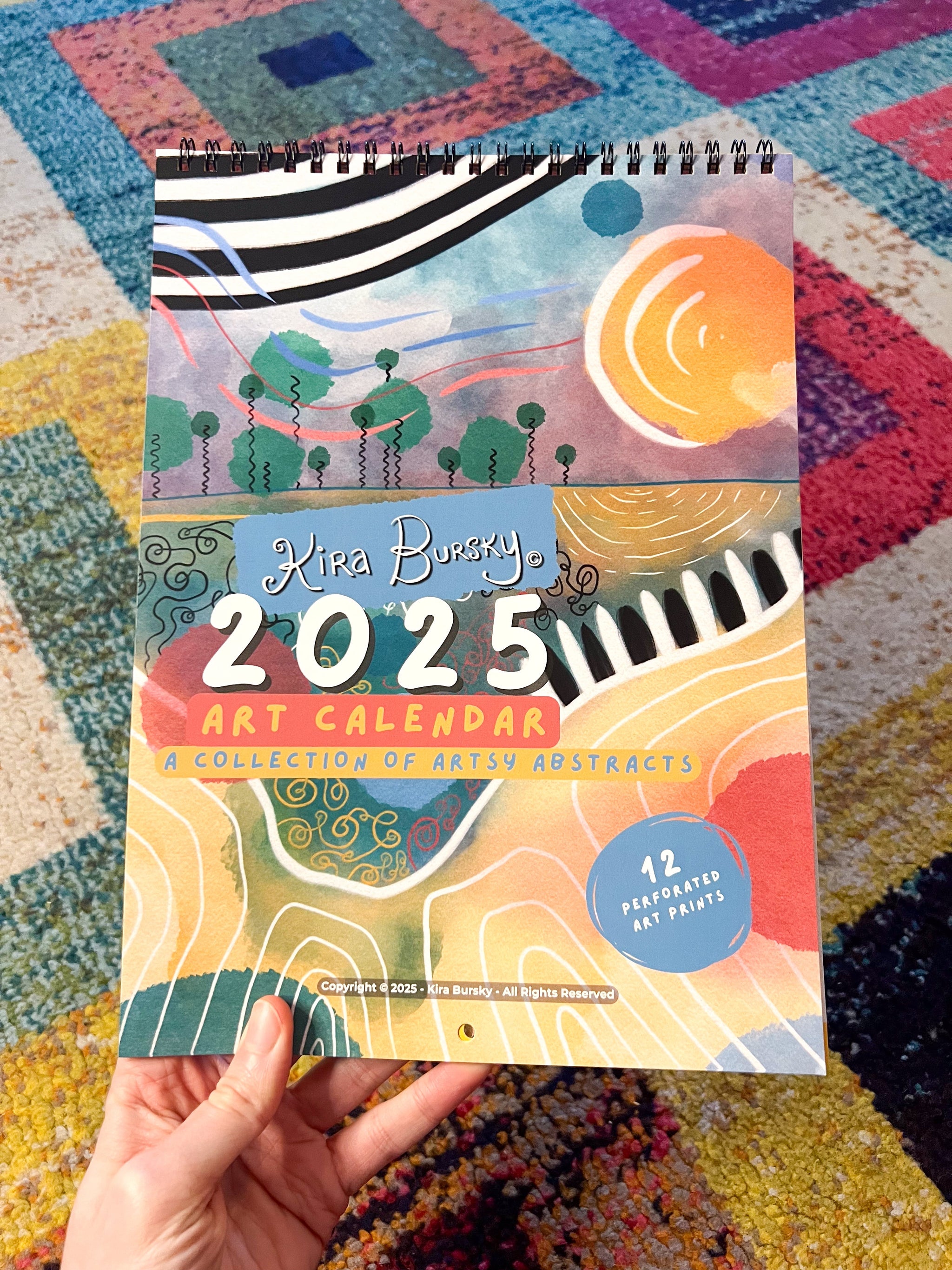 2025 Perforated Art Calendar – All Around Artsy Fashion