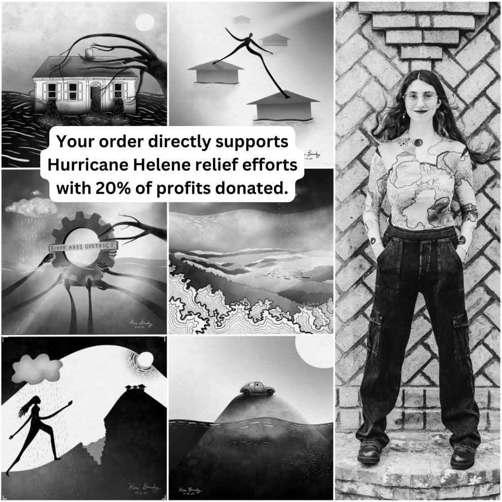 Hurricane Helene Art Collection Book – All Around Artsy Fashion